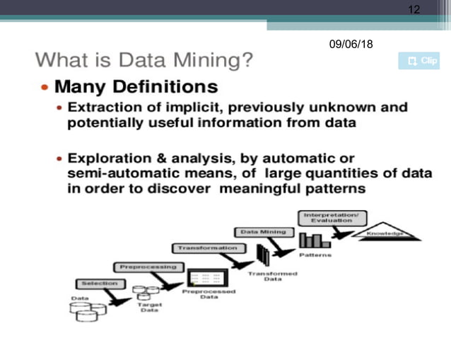 Data mining basic fundamentals | PPT