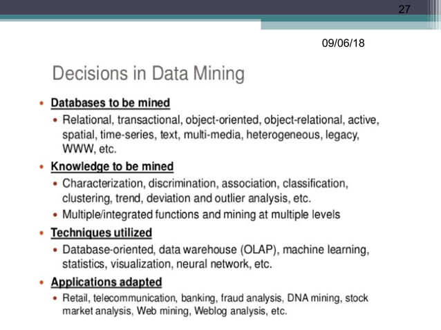 Data mining basic fundamentals | PPT