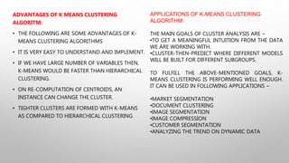 K means Clustering Algorithm | PPT