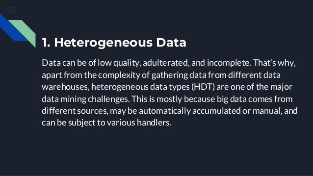 Data Mining Challenges | PPTX