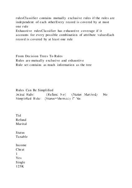 Data Mining Classification Alternative TechniquesLe | PDF