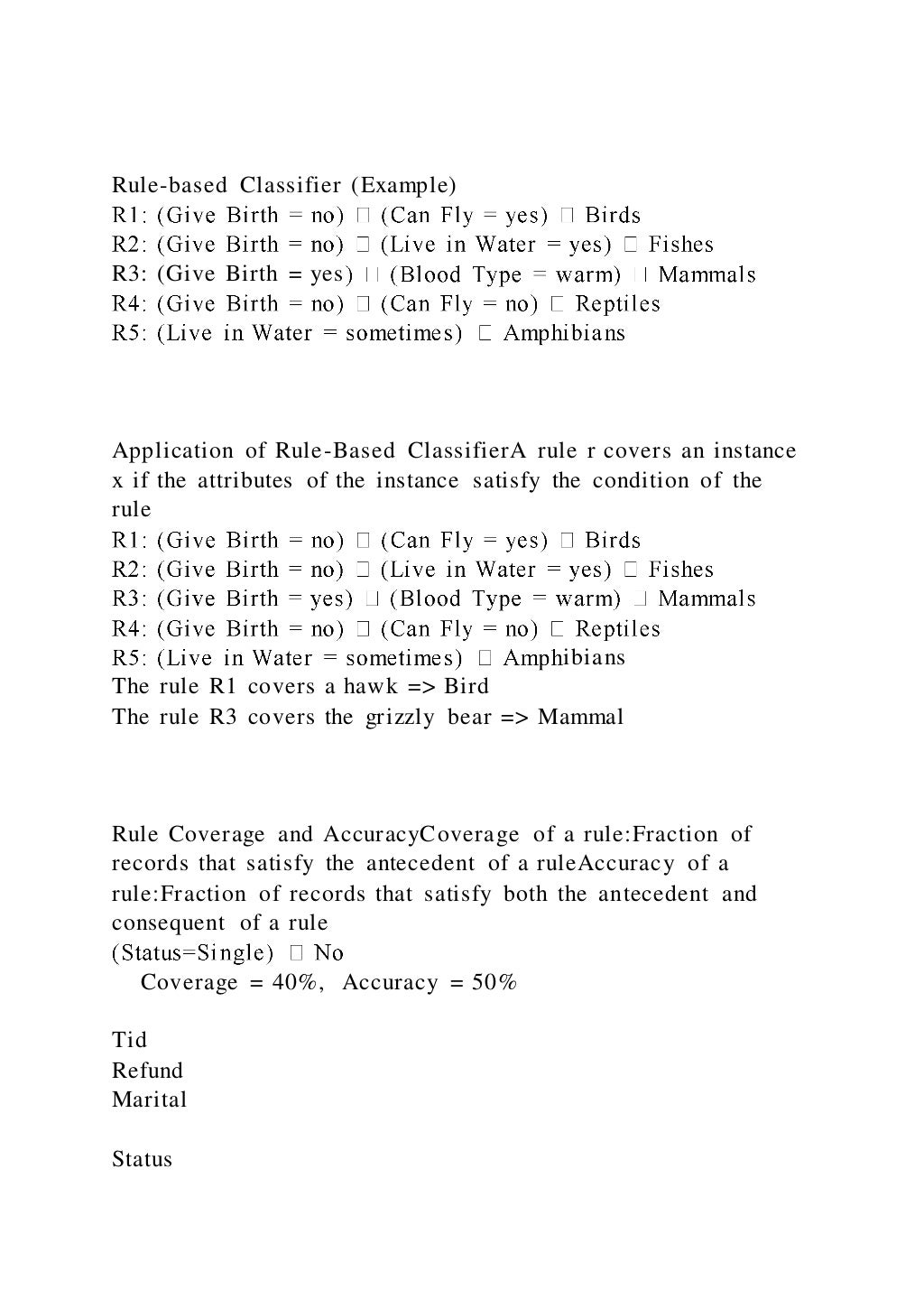 Data Mining Classification Alternative TechniquesLe | PDF