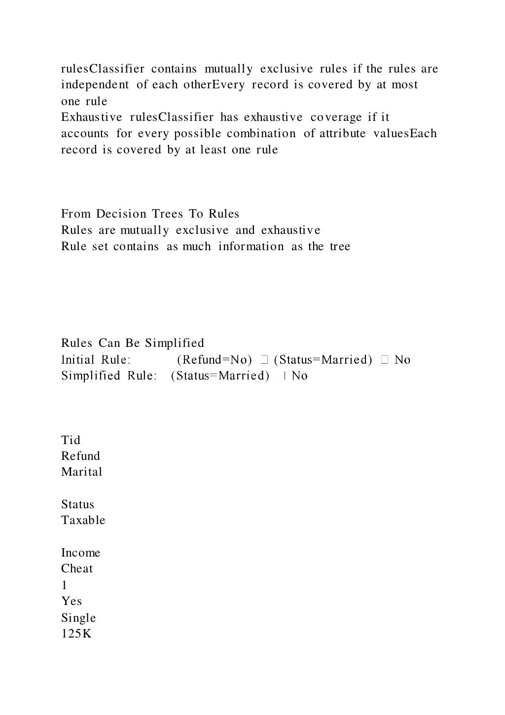 Data Mining Classification Alternative TechniquesLe | PDF