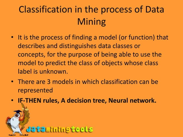 Data Mining: Classification and analysis | PPTX | Databases | Computer Software and Applications