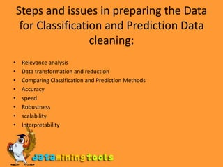 Data mining: Classification and Prediction | PPTX