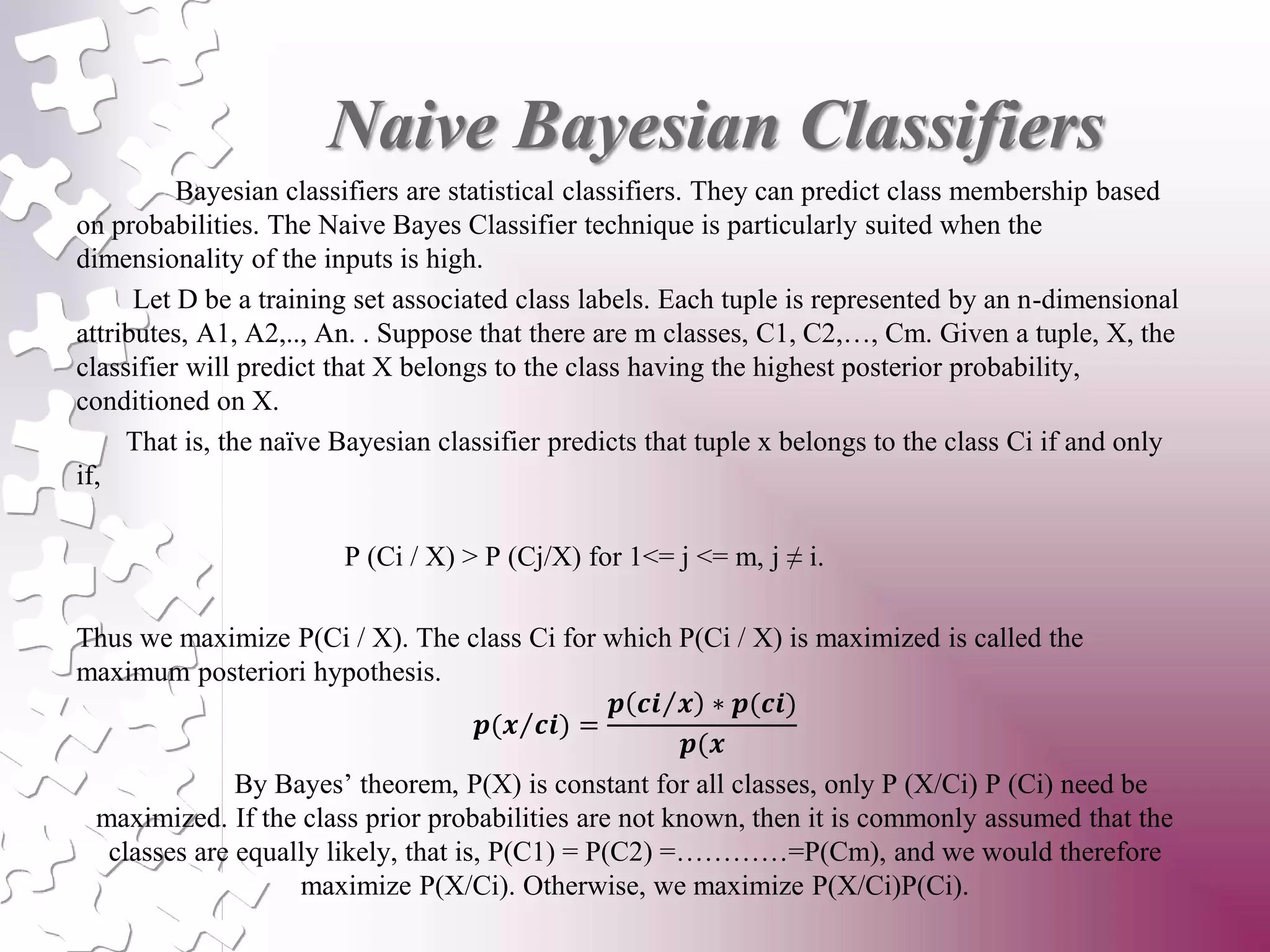 Data mining classifiers. | PPTX