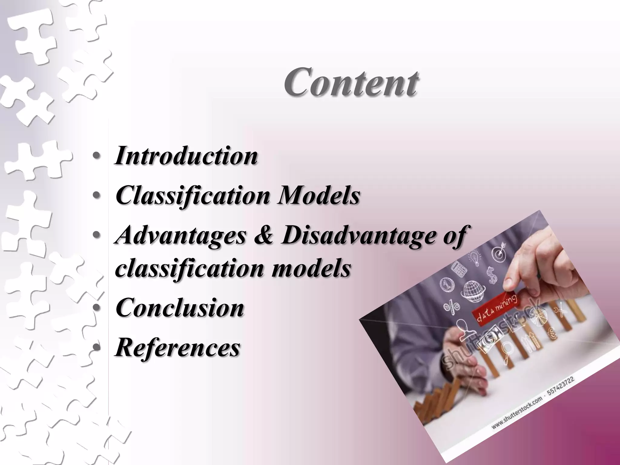 Data mining classifiers. | PPTX