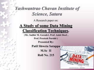 Data mining classifiers. | PPTX