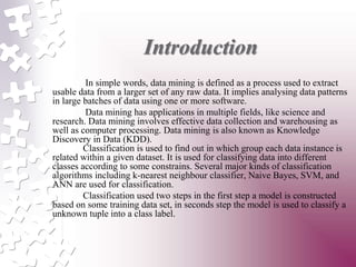 Data mining classifiers. | PPTX