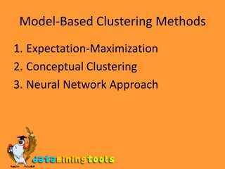 Data Mining: clustering and analysis | PPTX