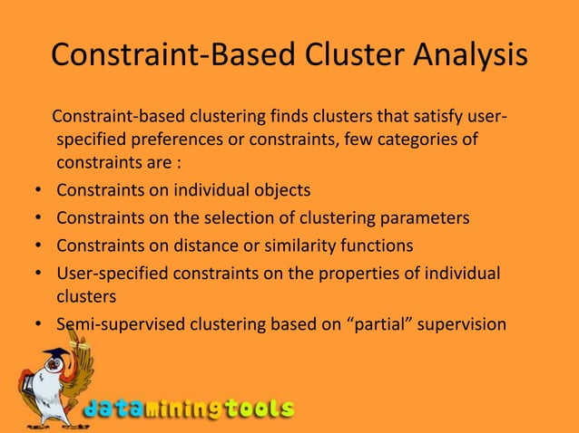 Data Mining: clustering and analysis | PPTX