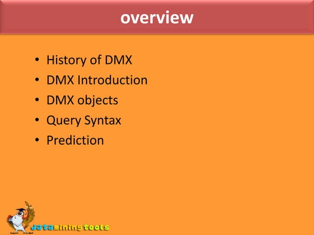 MS SQL SERVER: Data mining concepts and dmx | PPTX
