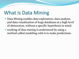 Data mining concepts and work | PPT