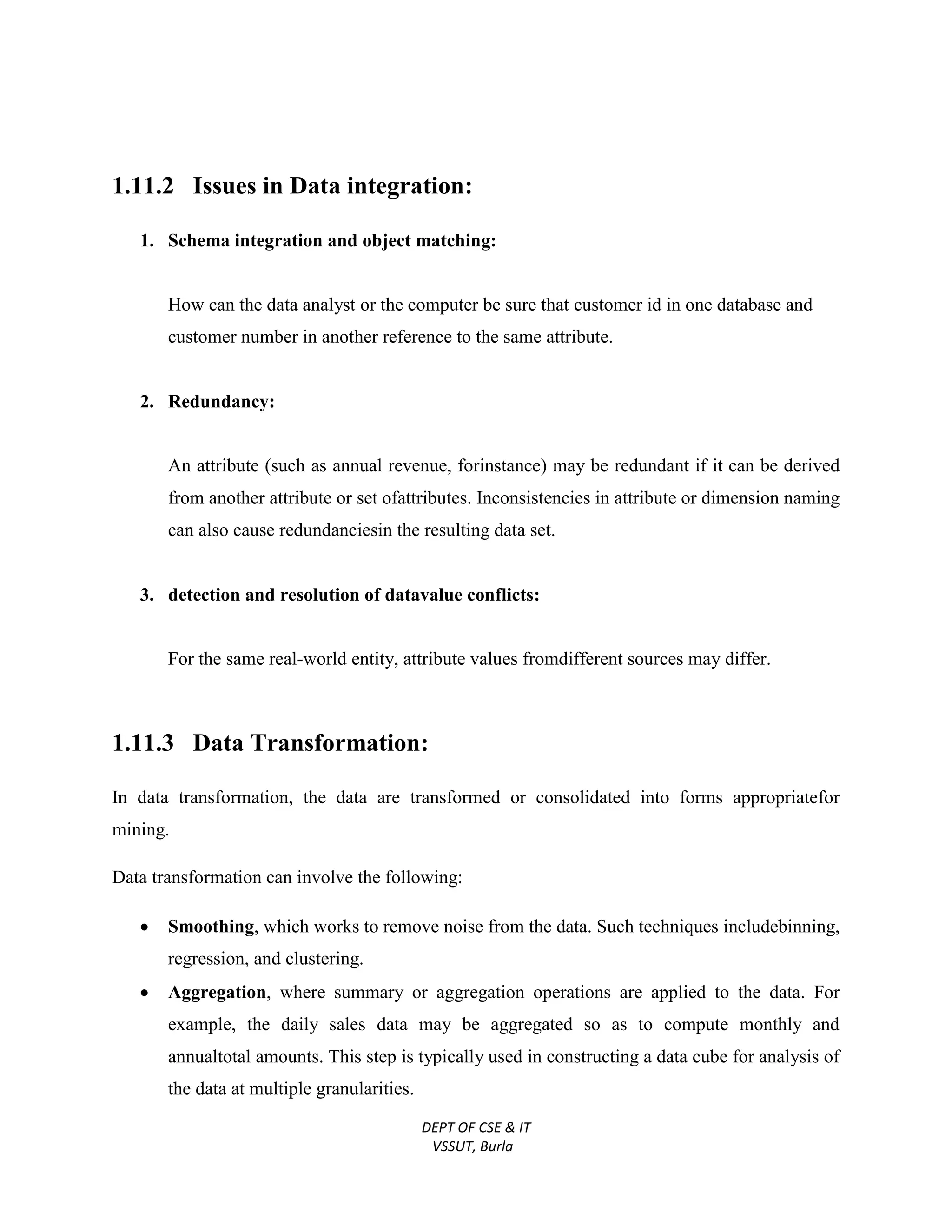 Data Mining & Data Warehousing Lecture Notes | PDF