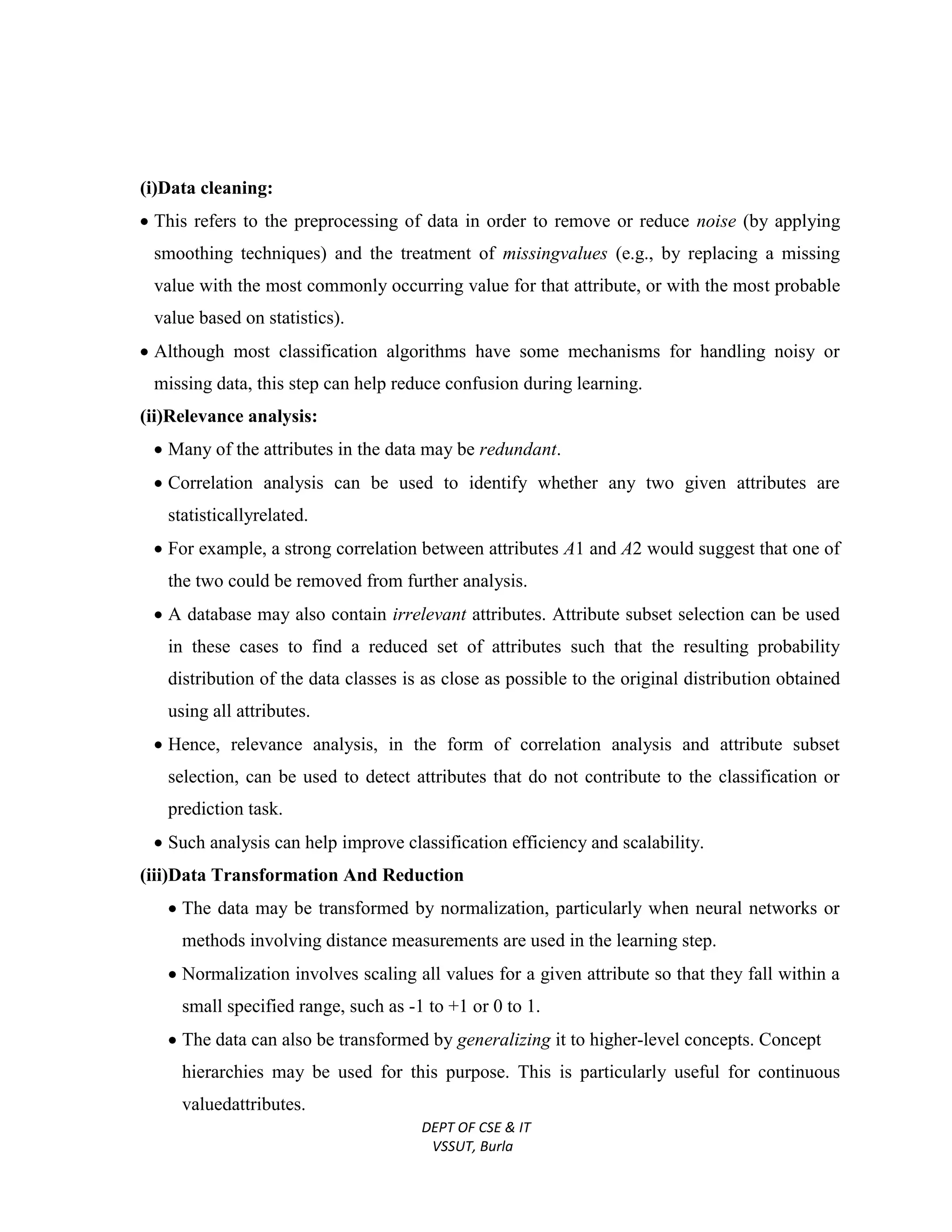 Data Mining & Data Warehousing Lecture Notes | PDF