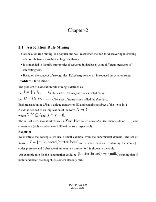 Data Mining & Data Warehousing Lecture Notes | PDF
