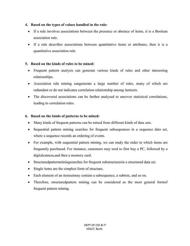 Data Mining & Data Warehousing Lecture Notes | PDF