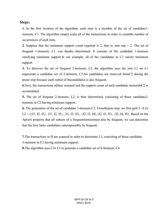 Data Mining Data Warehousing Lecture Notes Pdf