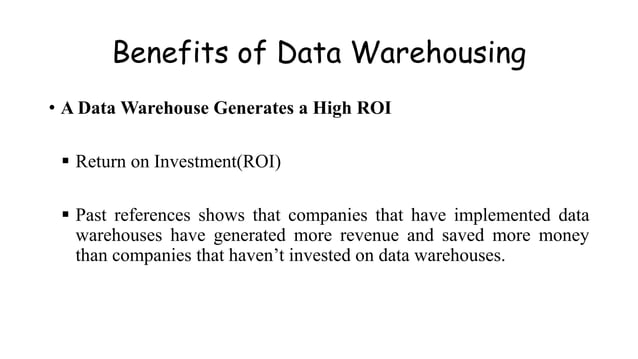 Data mining & data warehousing (ppt) | PDF | Databases | Computer Software and Applications