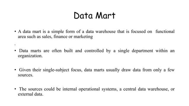 Data mining & data warehousing (ppt) | PDF | Databases | Computer Software and Applications