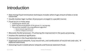 Data mining fraud detection copy | PPT