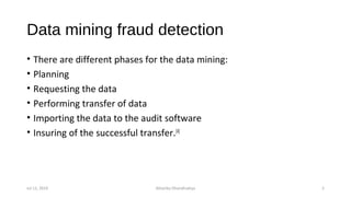Data mining fraud detection copy | PPT