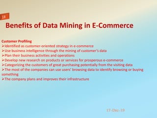 Data mining in e commerce | PPTX