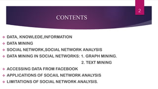 Data mining in social network | PDF