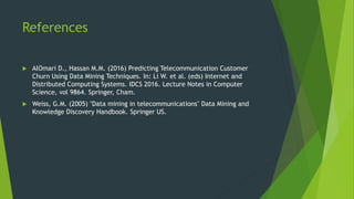 Data mining in telecommunications industry | PPTX
