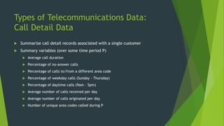 Data mining in telecommunications industry | PPTX