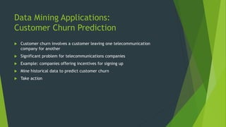 Data mining in telecommunications industry | PPTX