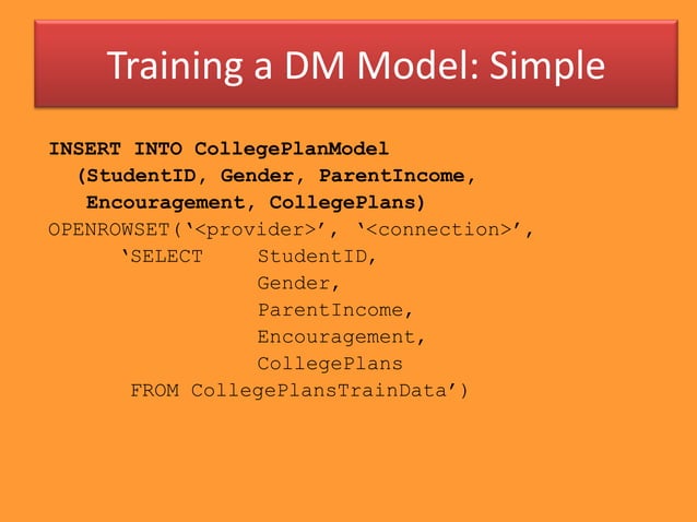 Ms Sql Server Datamining Introduction Ppt