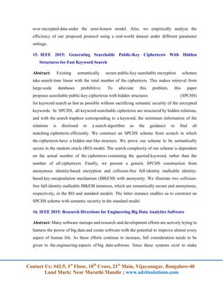 Data mining java titles adrit solutions | PDF