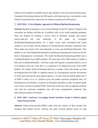 Data mining java titles adrit solutions | PDF