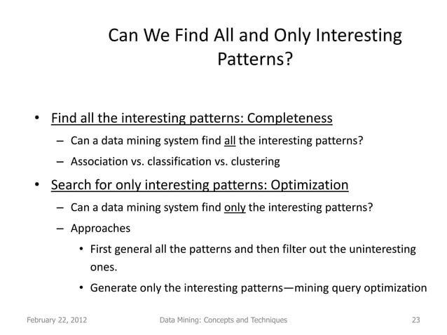 Data mining (lecture 1 & 2) conecpts and techniques | PPT