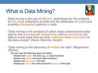 Data Mining Lecture_2.pptx | Databases | Computer Software and Applications