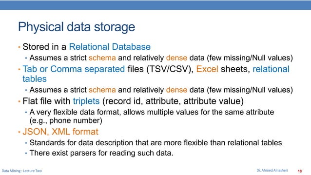 Datamining Lecturetwo Data Pipeline 2 Pdf