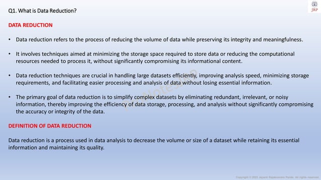 Data Mining Module 2 Business Analytics. | PPT