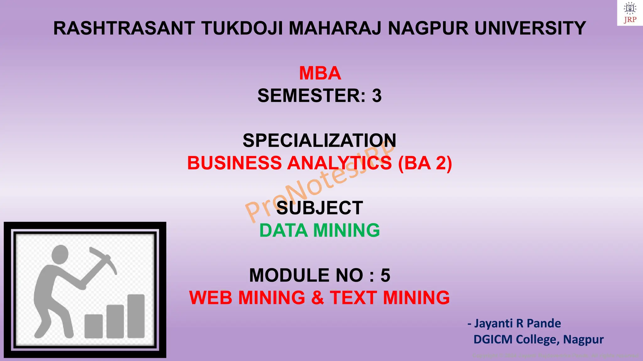 Data Mining Module 5 Business Analytics.pdf
