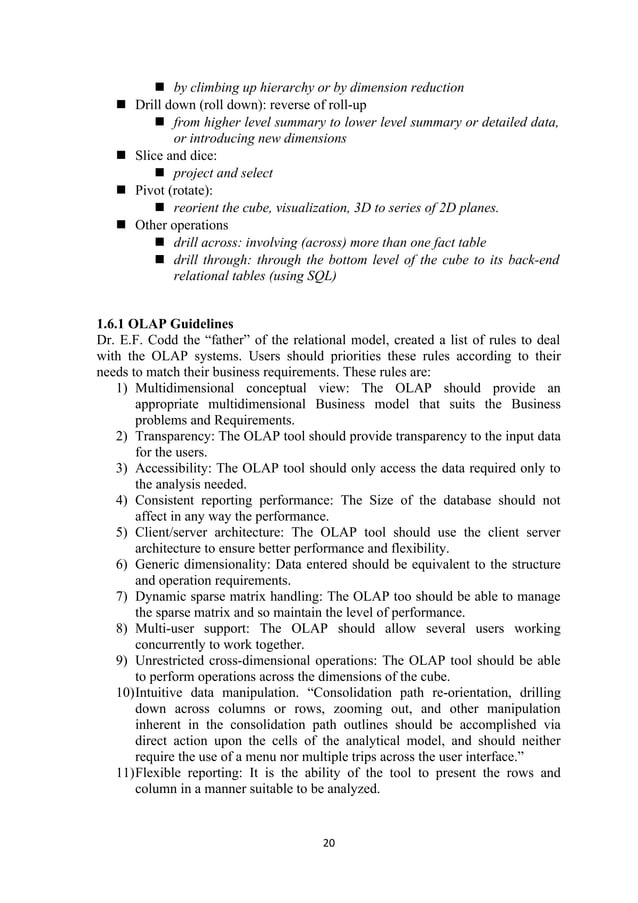 Data Mining Notes Doc Databases Computer Software And Applications 7851
