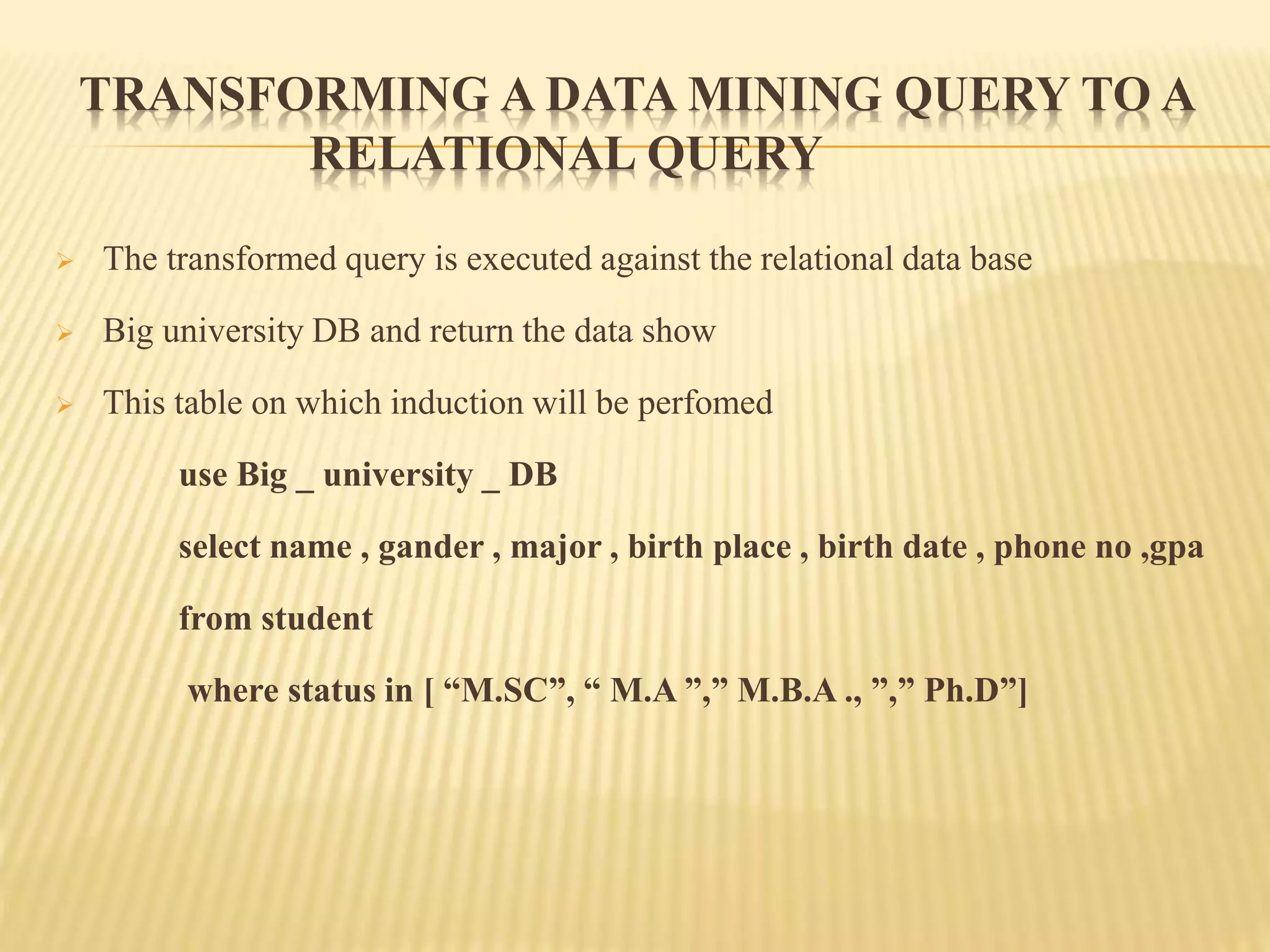 data generalization and summarization | PPTX
