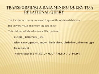 data generalization and summarization | PPTX