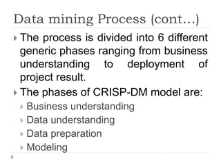 Data mining (prefinals) | PPTX | Databases | Computer Software and Applications