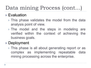 Data mining (prefinals) | PPTX | Databases | Computer Software and Applications