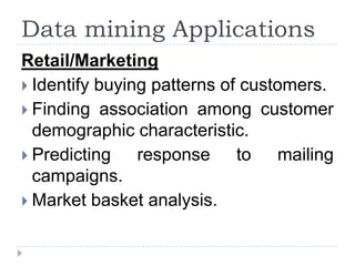 Data mining (prefinals) | PPTX | Databases | Computer Software and Applications