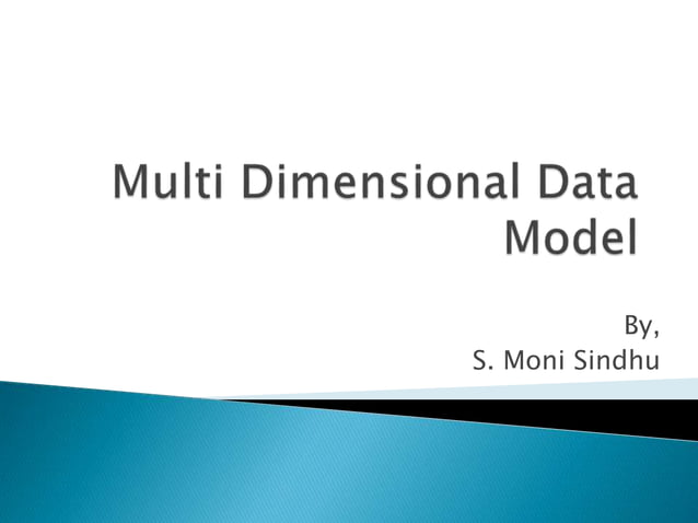 Multi Dimensional Data Model Ppt