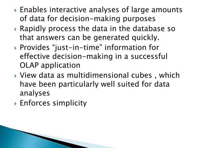 Multi Dimensional Data Model Pptx Databases Computer Software And Applications