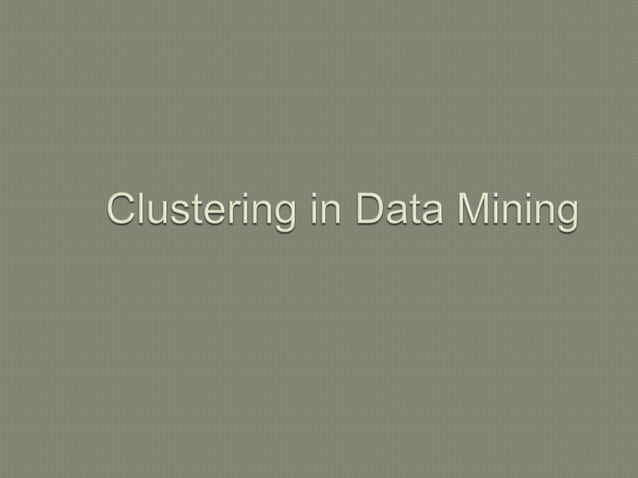 Data mining presentation | PPT