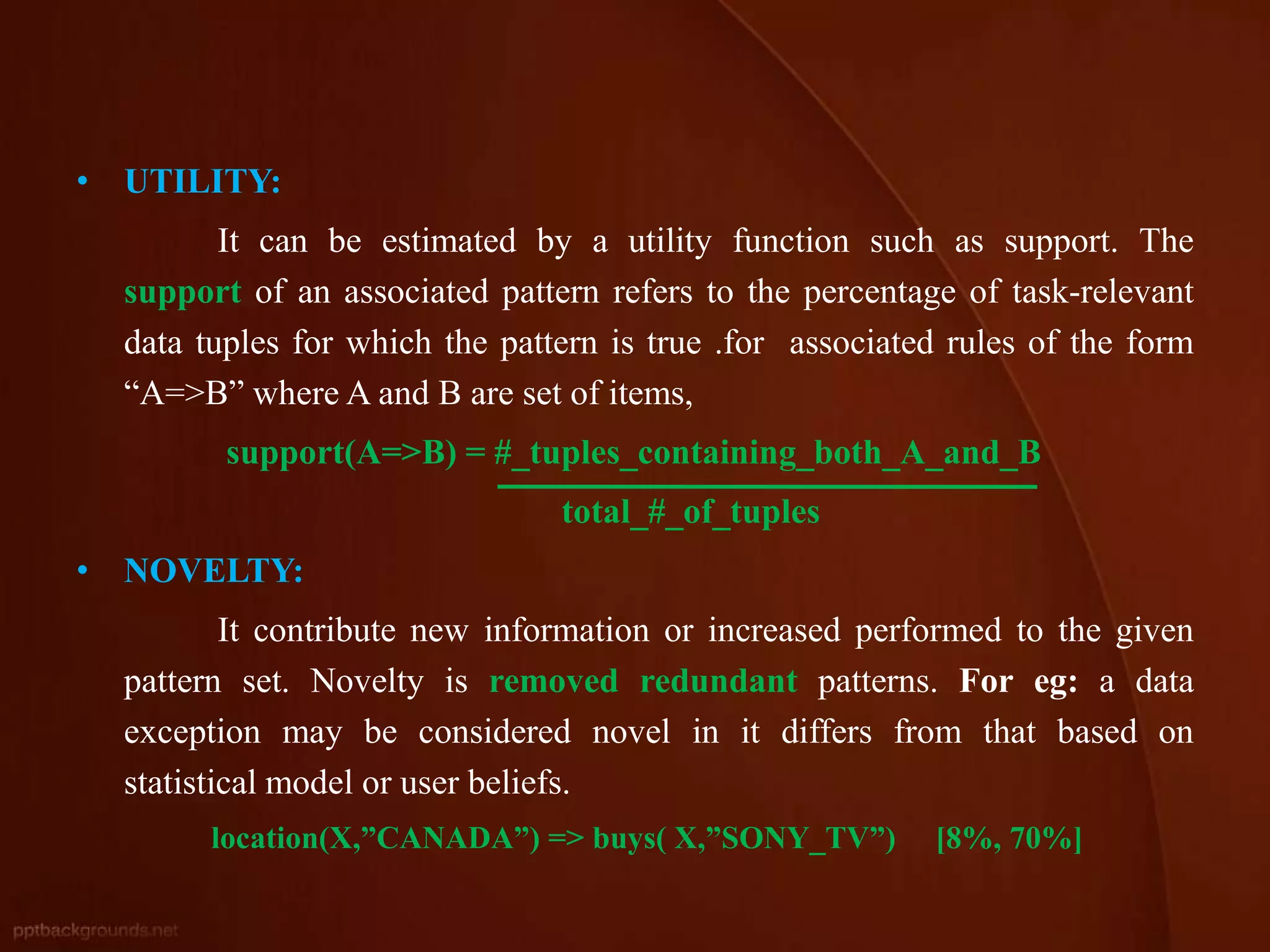 Data Mining Primitives Pptx Databases Computer Software And
