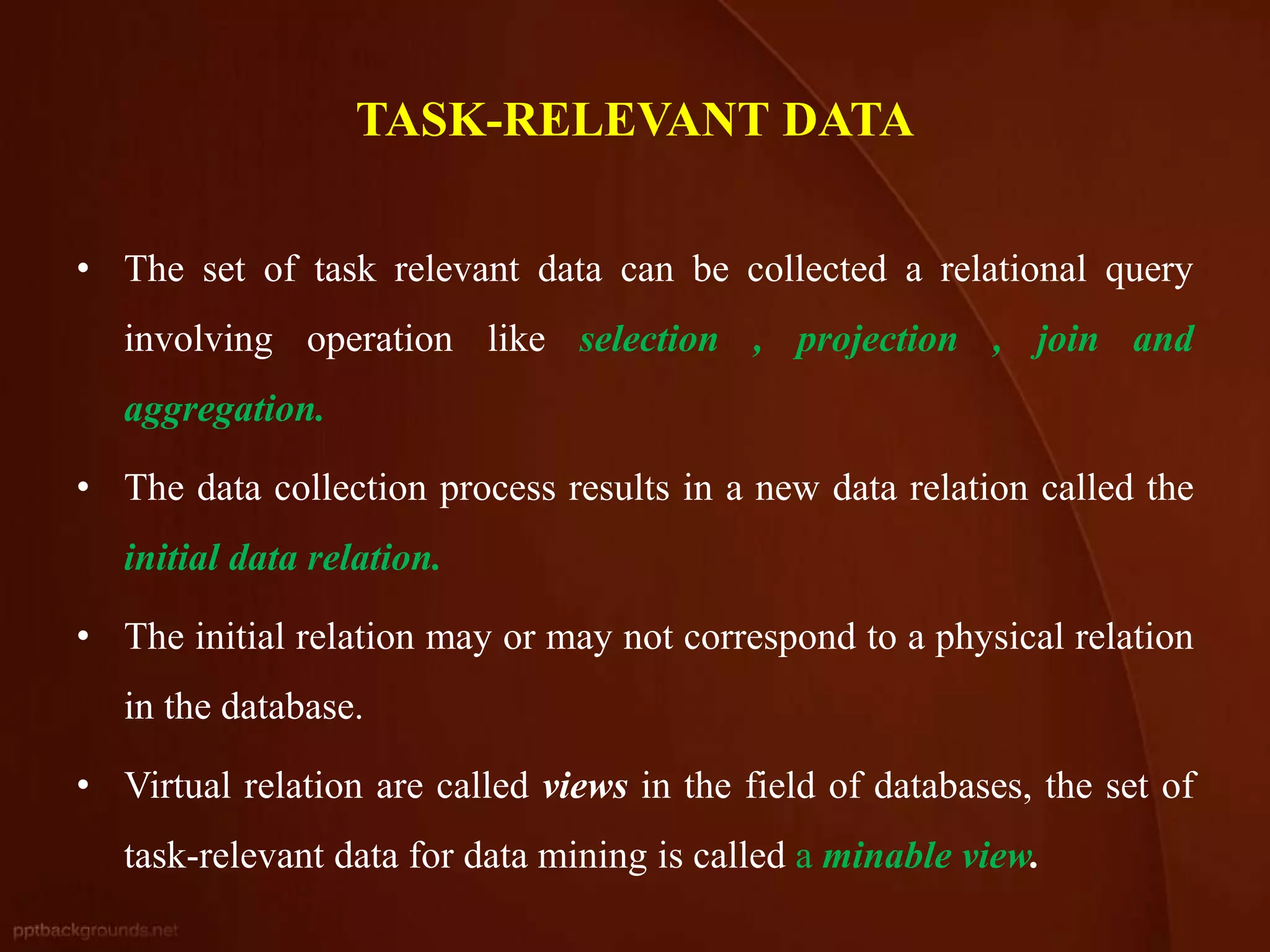 Data Mining Primitives Ppt